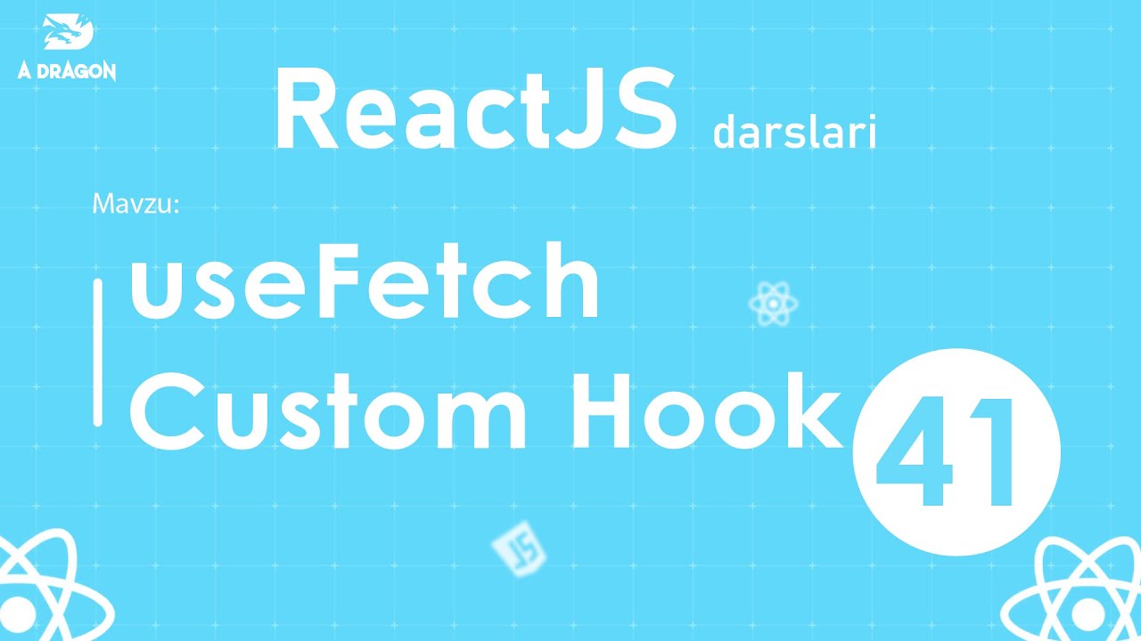 041 Usefetch Custom Hook React Ozbek Tilida React Darslari Youtube 5793