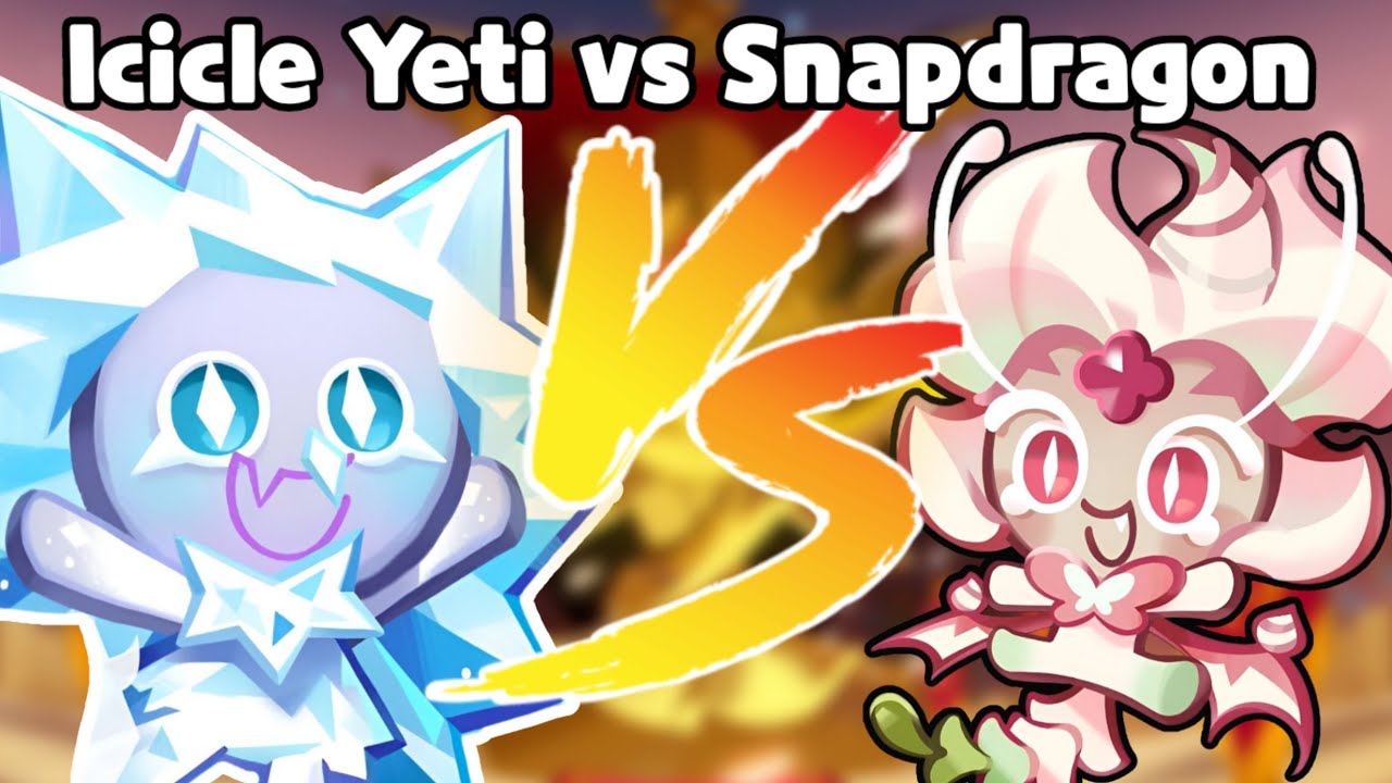 Snapdragon Cookie vs Icicle Yeti Cookie - YouTube