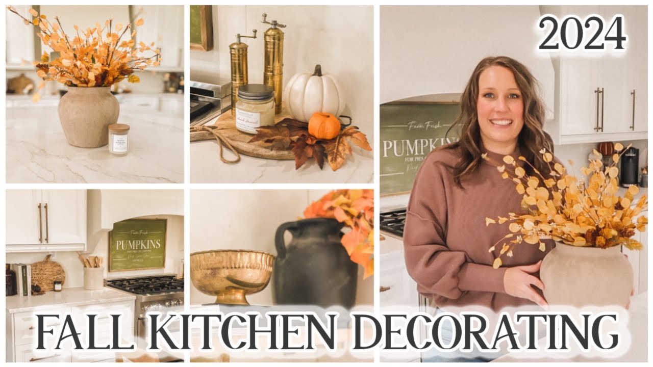 🍁🍂 FALL KITCHEN DECORATING IDEAS 2024 | Fall Clean & Decorate with me! - YouTube