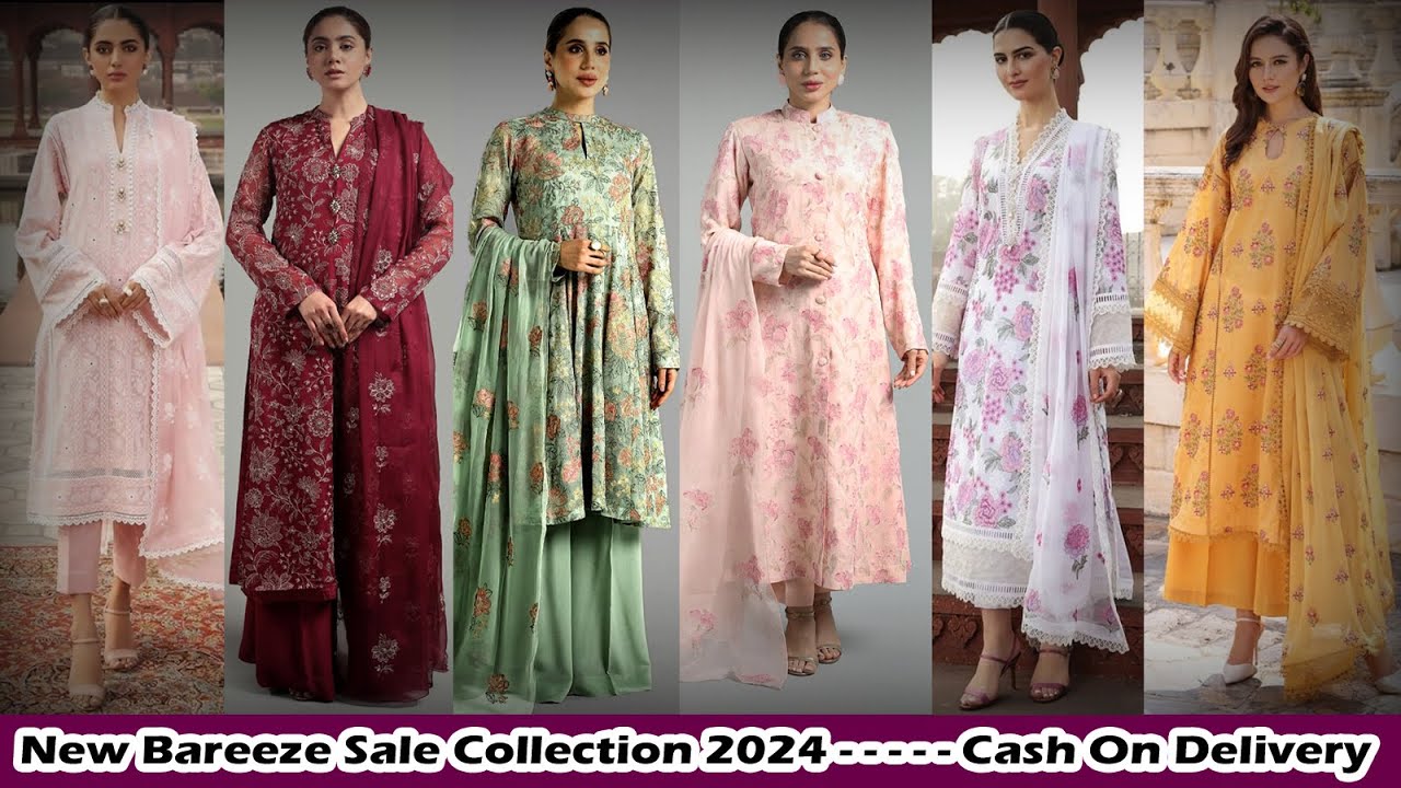 NEW BAREEZE COLLECTION 2024 || BAREEZE LAWN COLLECTION 2024 || LEATEST ...