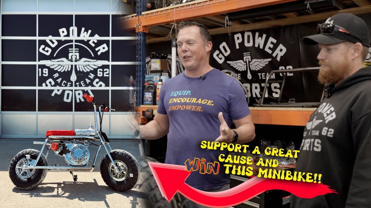 60th Anniversary Chrome Lil Rascal Minibike Raffle For Teen Life - YouTube