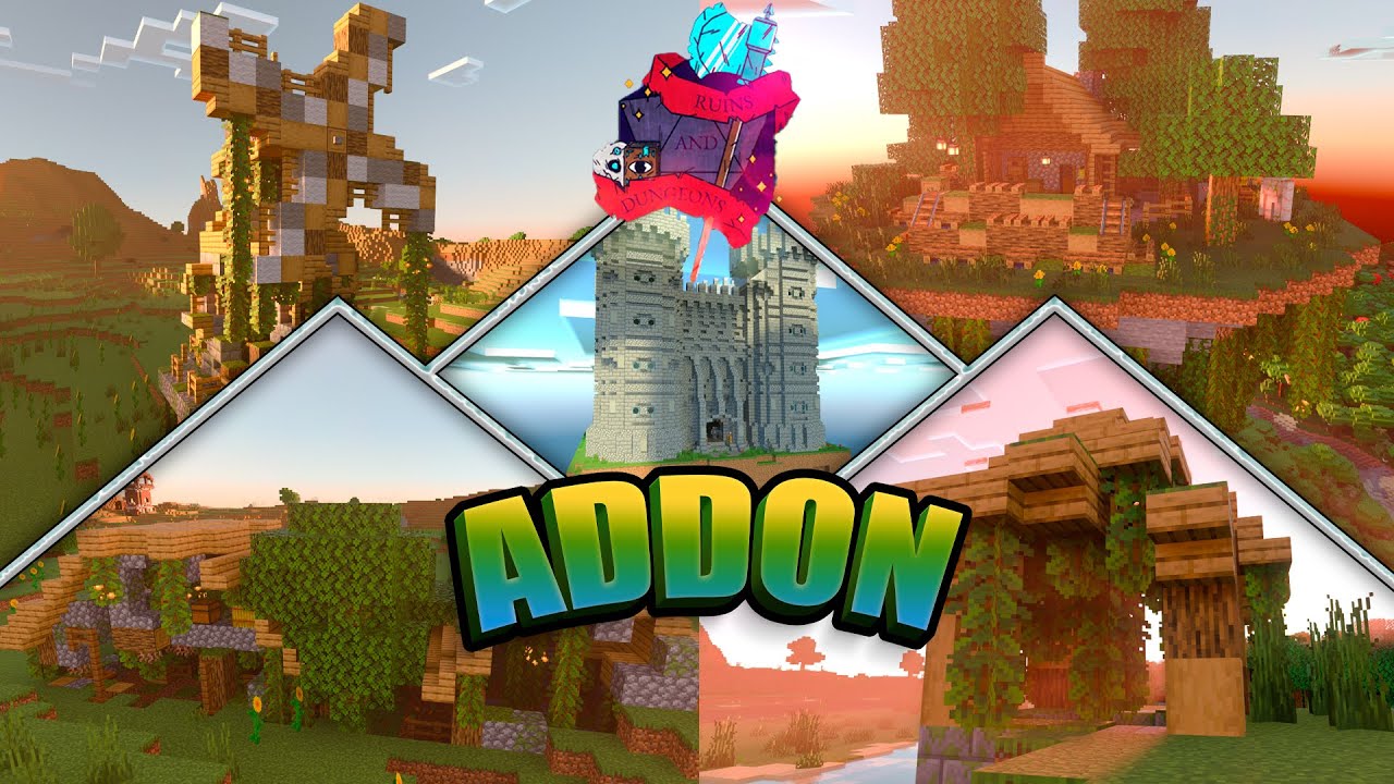 Ruins and Dungeons | Addon - Minecraft Bedrock Edition [ 1.21.x ] - YouTube