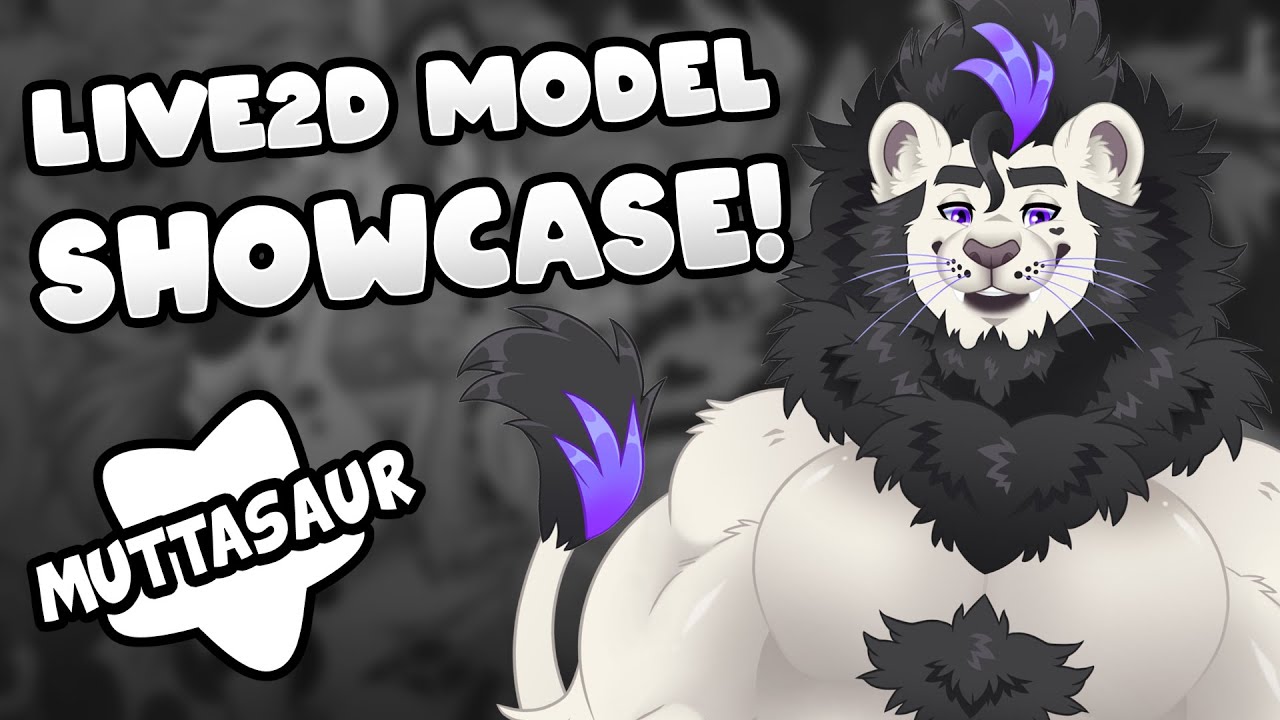 【Live2D】Rogharr Lion By MUTTASAUR【Vtuber】 - YouTube