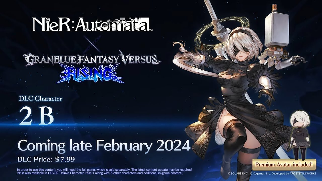 Granblue Fantasy Versus Rising - Nier Automata Collab Reaction - YouTube