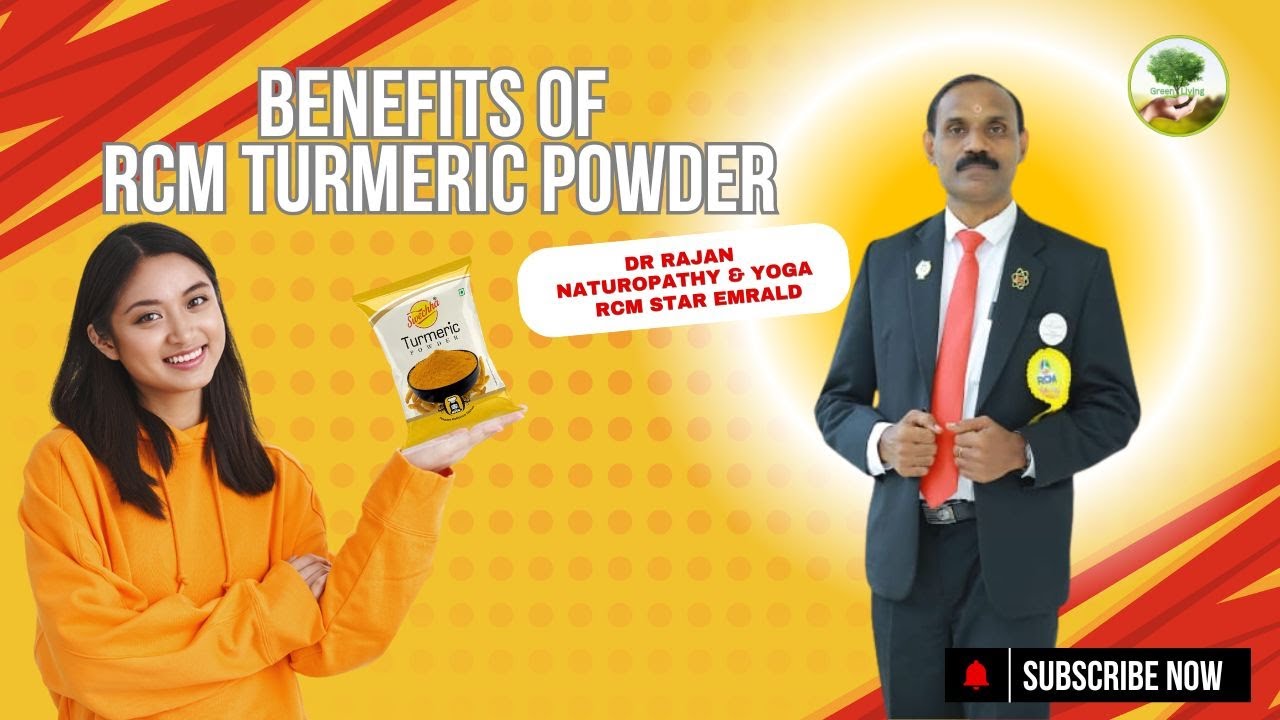 BENEFITS OF RCM TURMERIC POWDER TEACHE DR RAJAN ( NATUROPATHY & YOGA ...
