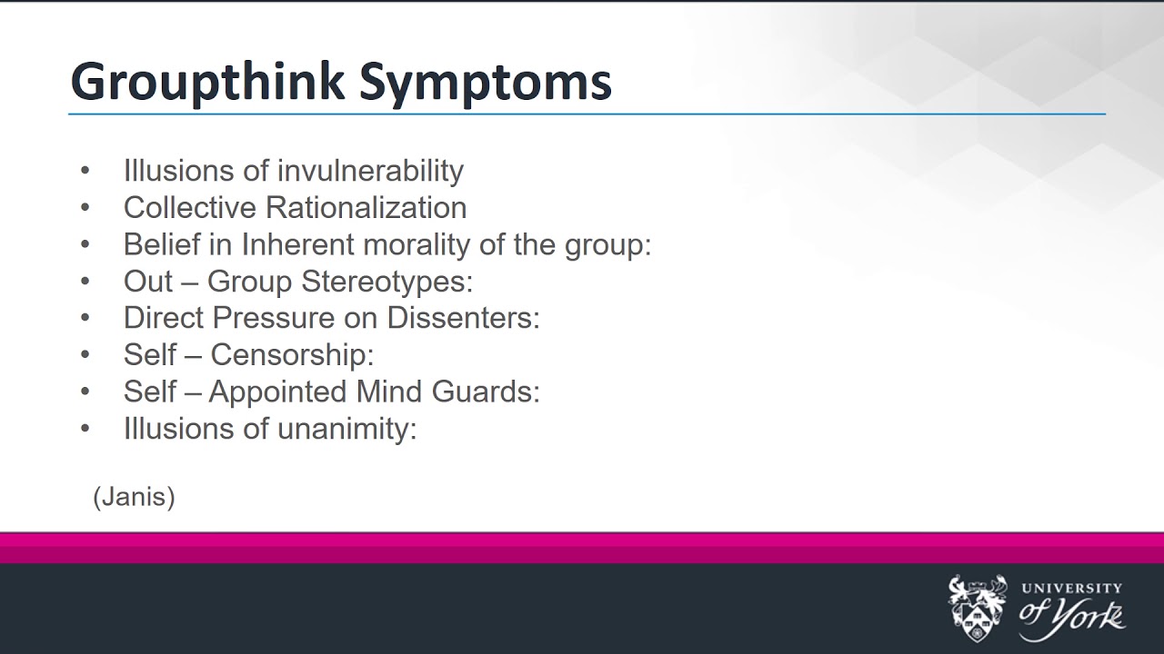 Dealing with groupthink - YouTube