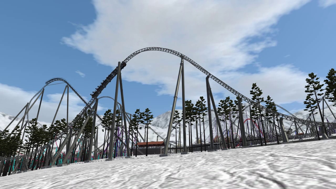 Shadow Mirage, Mack Hypercoaster, Vast Ice Mountain, Alberta, CA - YouTube