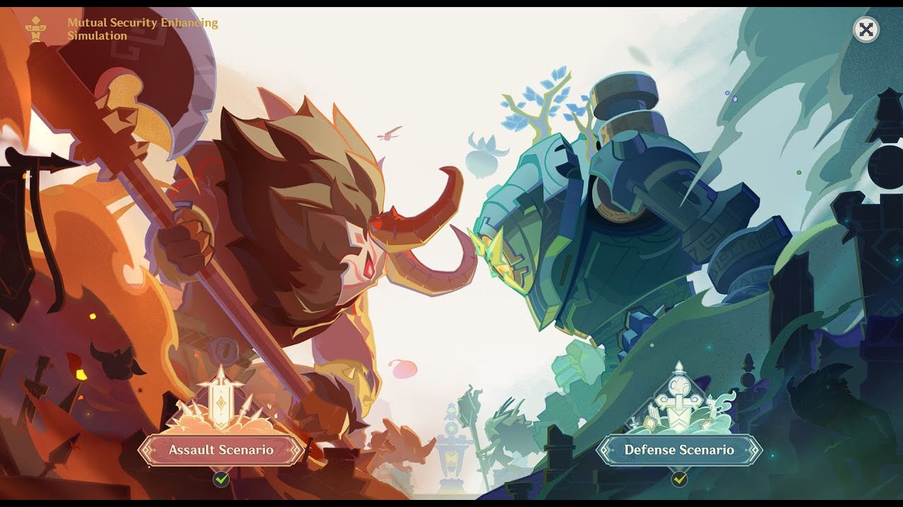 Genshin Impact Event - Mutual Security Enhancing Simulation - YouTube