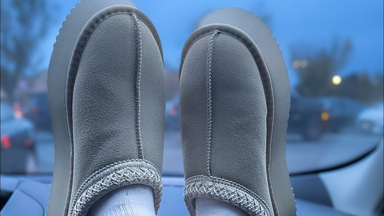 Mini slipper boots outfit ideas - YouTube