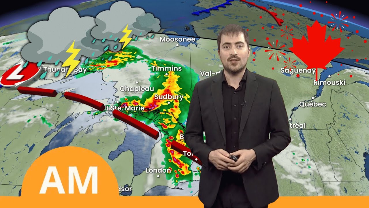Canada's National Forecast: Severe Weather Targets Quebec and Atlantic ...