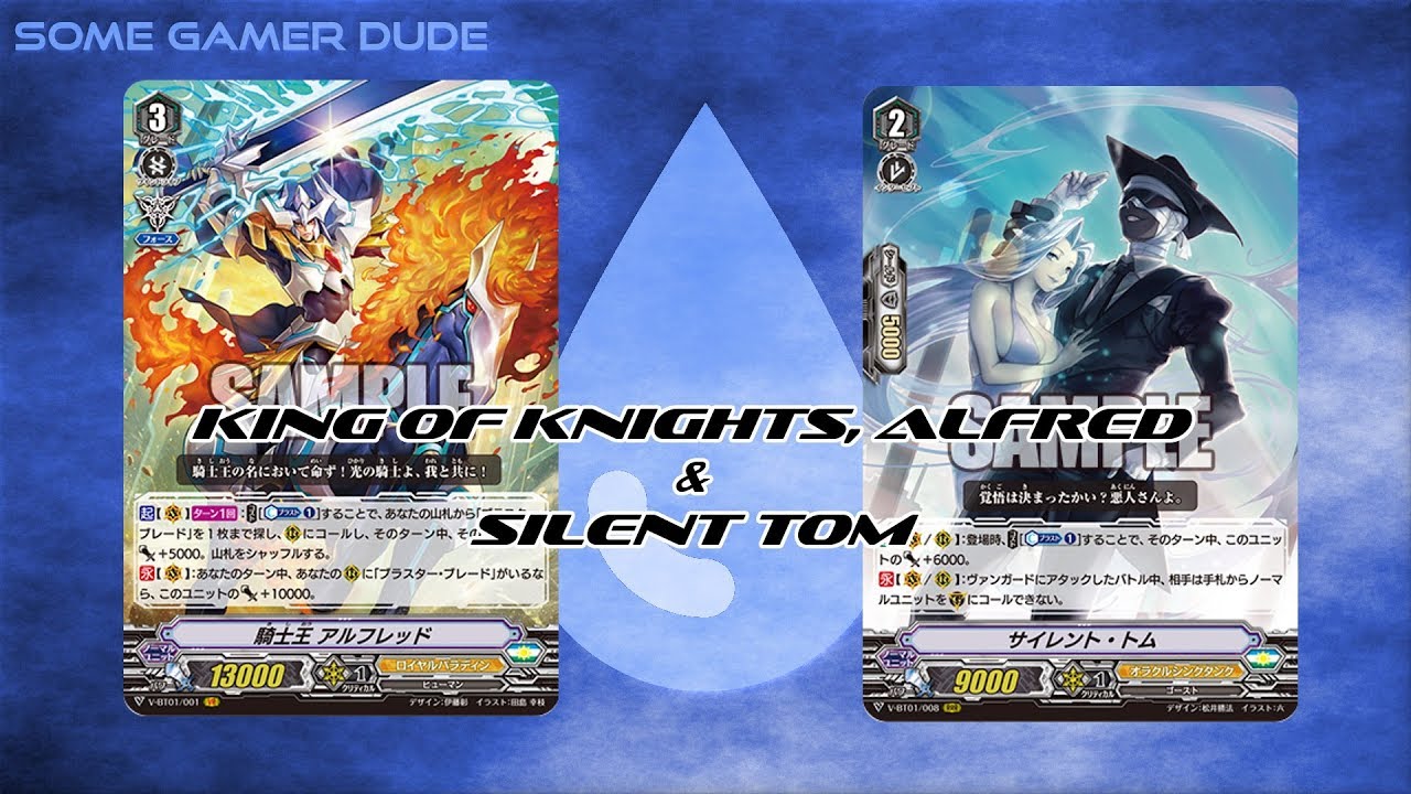King of Knights Alfred & Silent Tom Cardfight!! Vanguard V - YouTube