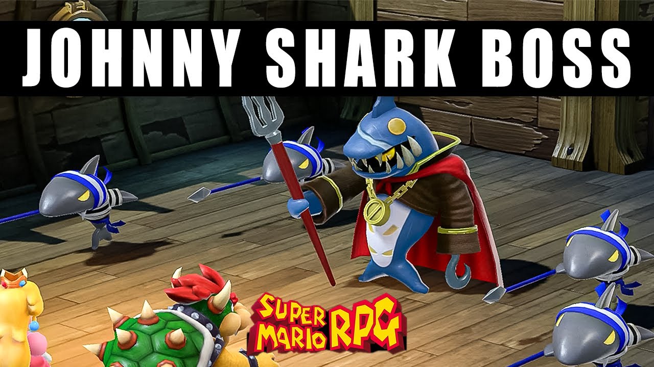 Johnny Super Mario RPG Remake - How to beat the shark boss - YouTube