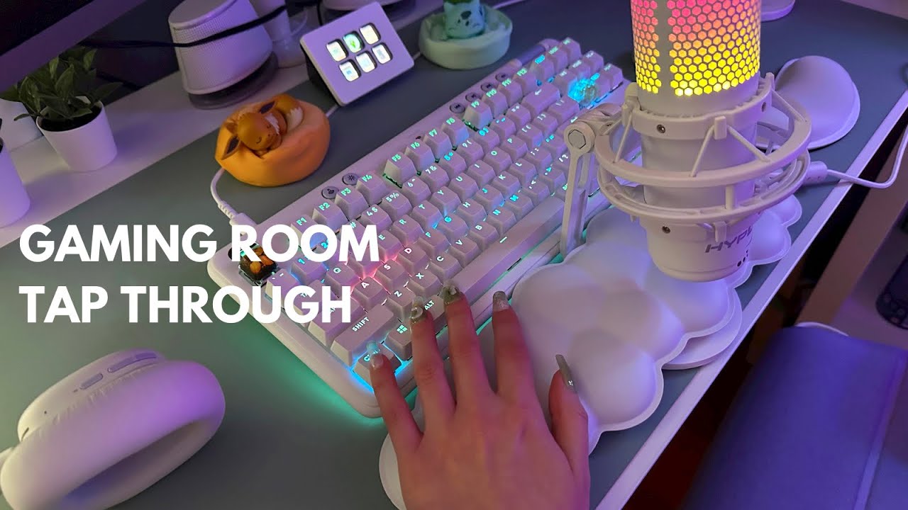 ASMR Tapping Through Our Gaming Room 🎮 - YouTube