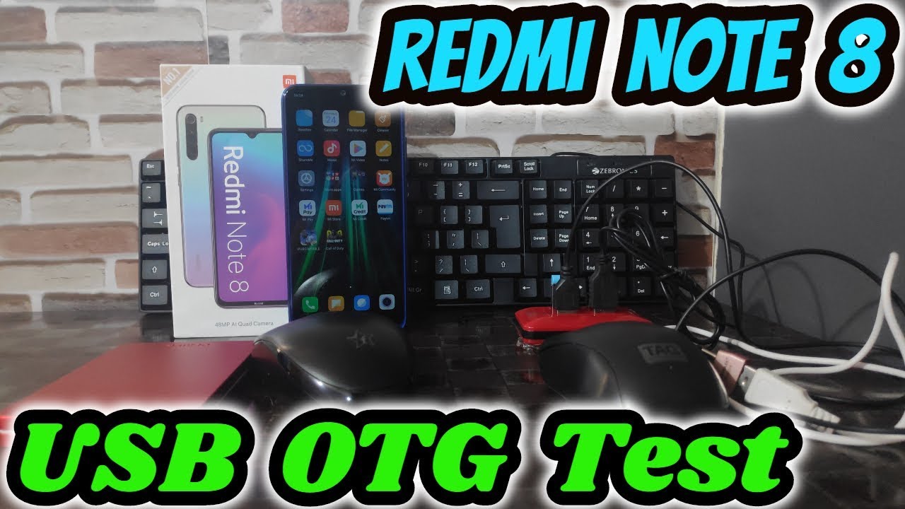 [Hindi]Redmi Note 8 USB OTG & Hard Disk Support Test - YouTube