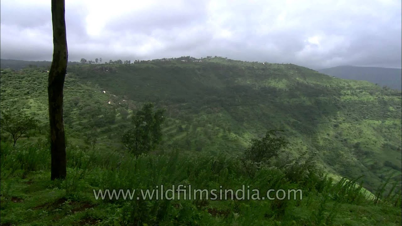 View of Krishna river valley from Parsi point, Panchgani - YouTube