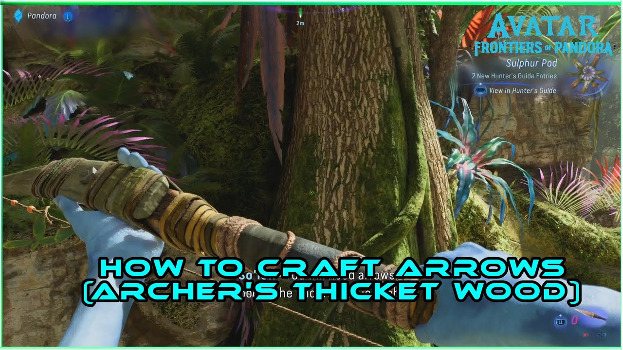 How To Craft Arrows (Wood From Archer's Thicket) Avatar Frontiers of ...