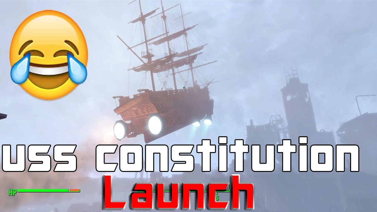 Fallout 4: USS Constitution Launch - Side with Captain Ironsides - YouTube