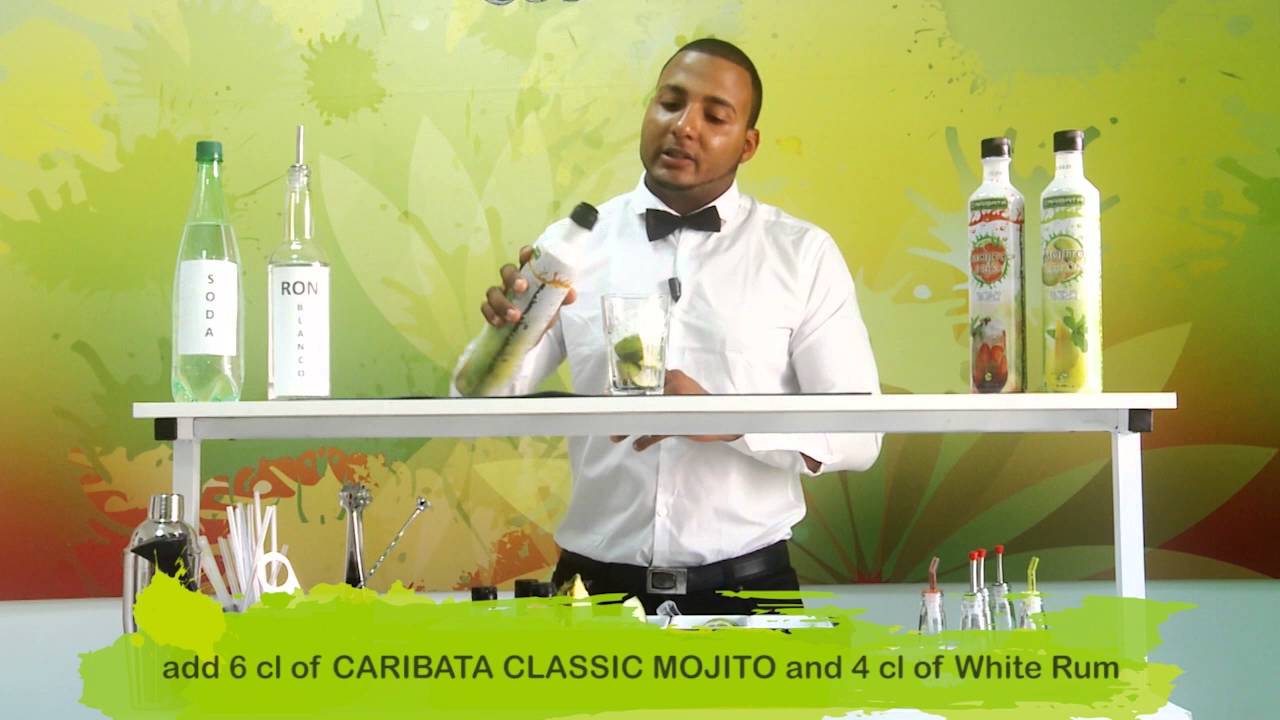 How to make a MOJITO of different flavours with CARIBATA MOJITOS. (Easy ...