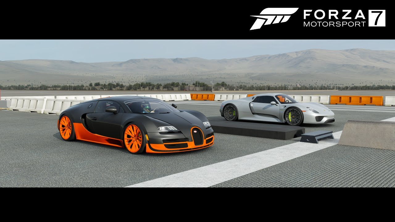 FM7 EPIC DRAG RACE! 720S, VEYRON, LAFERRARI, REGERA, VENOM GT, ONE1, P1 ...
