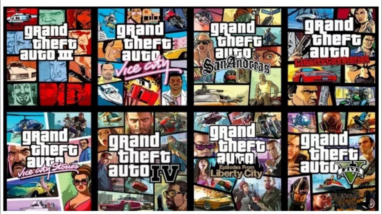 All G.T.A Games Theme Songs In One Video | Grand Theft Auto Theme Songs ...