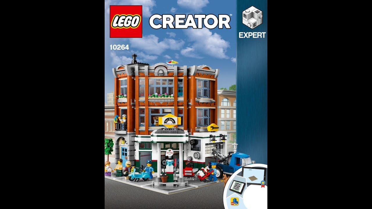 LEGO Instructions | Creator Expert | 10264 | Corner Garage | Modular ...