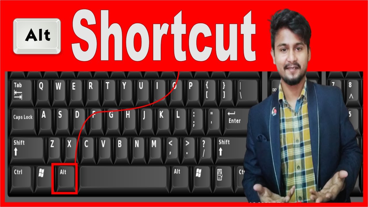 10 Useful Alt shortcut keys | Keyboard shortcut keys - YouTube