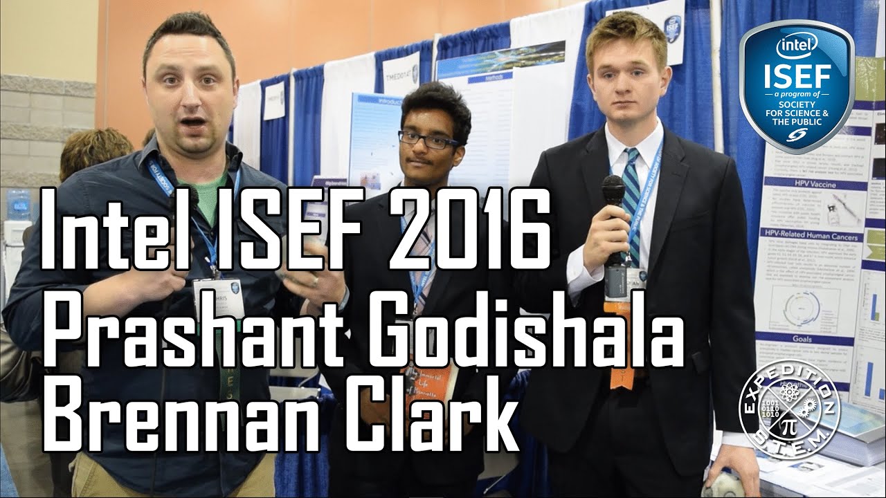 Intel ISEF - Brennan Clark and Prashant Godishala - 1st Place - YouTube