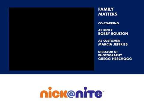 Family Matters split screen credits (Nick at Nite) (2009–2011) (full ...
