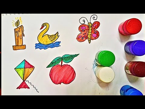 12345 Number Easy Drawing😱 Idea💡|Number drawing ||Beautiful drawing ...