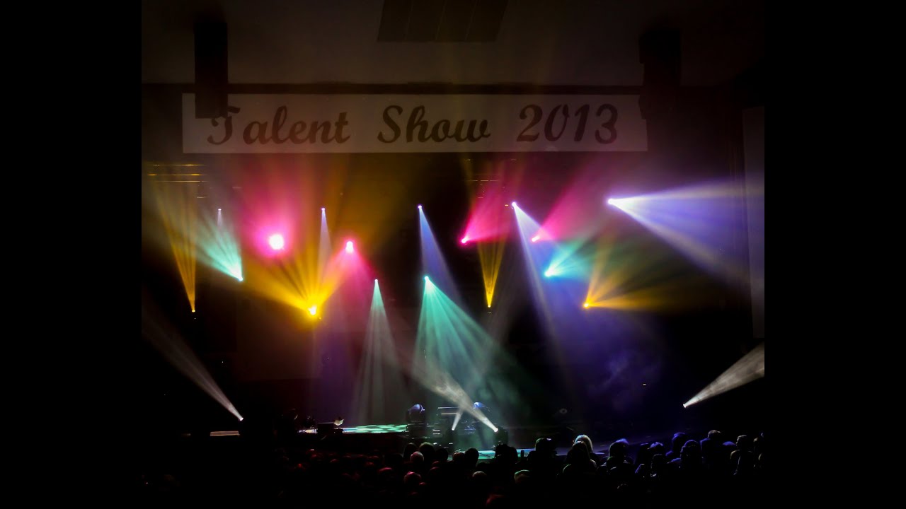 NSJHS Talent Show 2013 Opener Light Show - YouTube