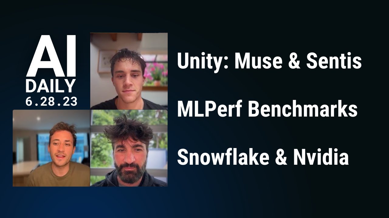 Unity's AI-Powered Creativity | MLPerf Benchmark | Snowflake-Nvidia Partnership - YouTube