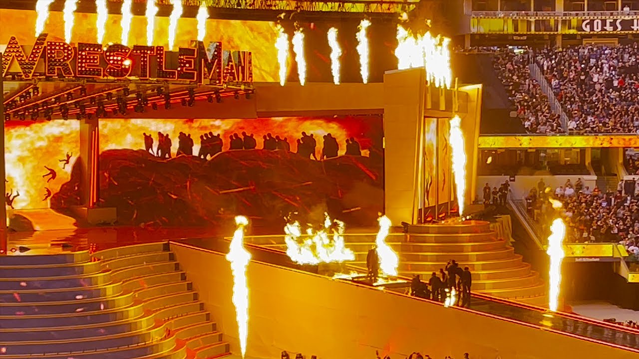 [4K] Edge EPIC WrestleMania 39 Entrance LIVE - YouTube