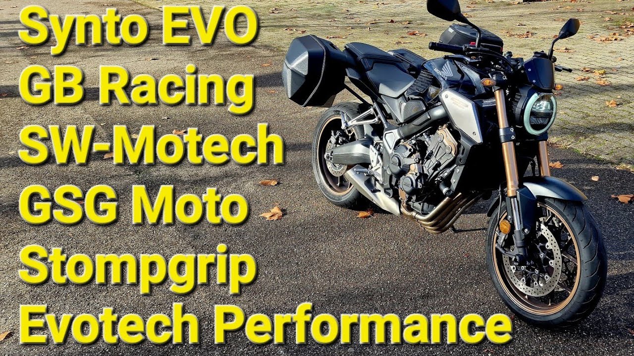 Honda CB650R 2020 🚀 360° Walk Around & Soundcheck (SW-Motech, GB-Racing ...