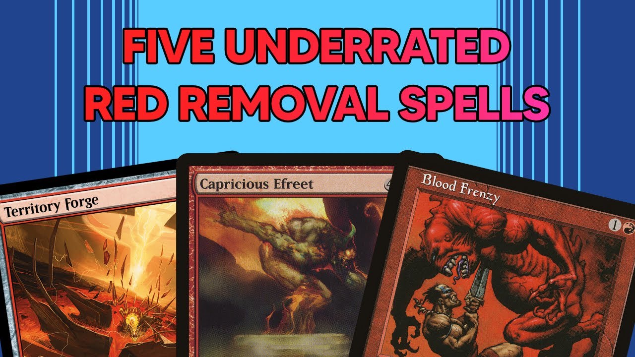 Five Underrated Red Removal Spells | Unplayable Review | EDH COMMANDER ...
