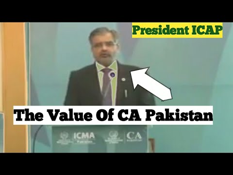Listen to the Message of ICap president for CA and ICMA students - YouTube