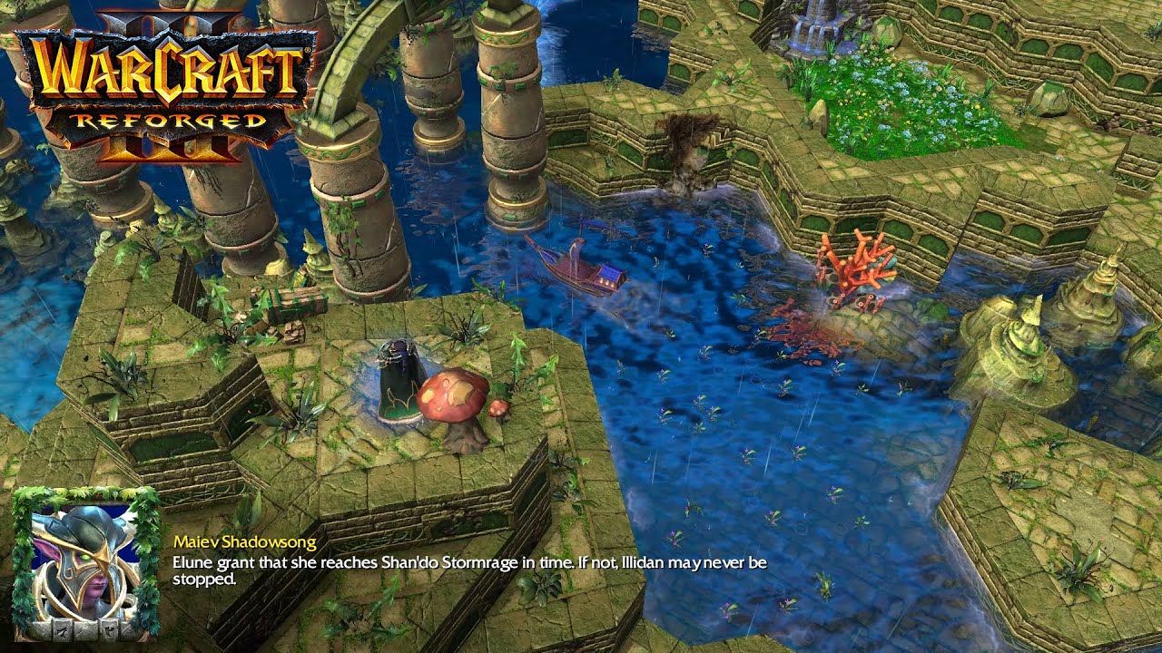 Warcraft III Reforged Beta Night Elf Campaign - The Runner's Transport ...