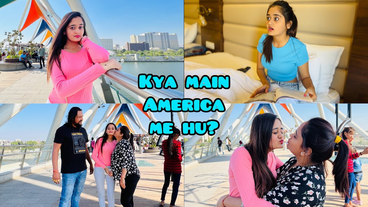 OMG! Kya Main America me hu? Atal bridge River Front & Reached Dwarka ...