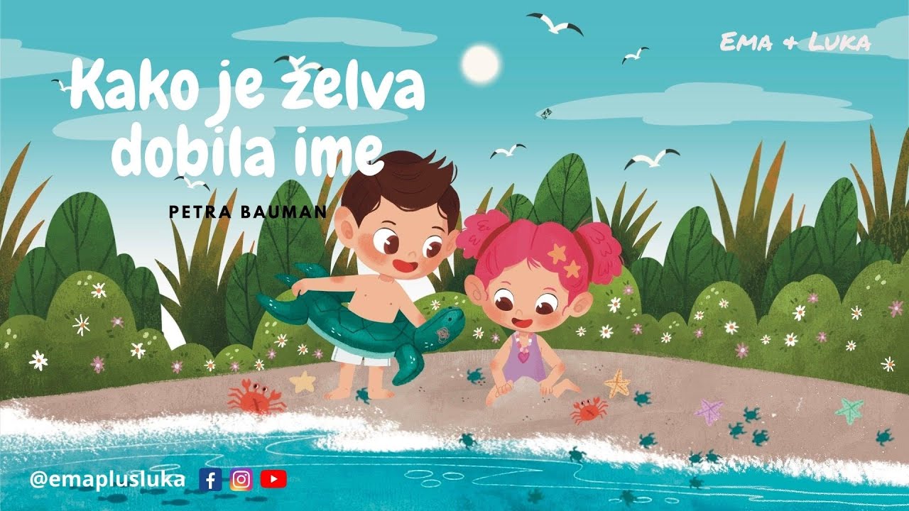 Otroška pravljica - Kako je želva dobila ime │EMA+LUKA - YouTube