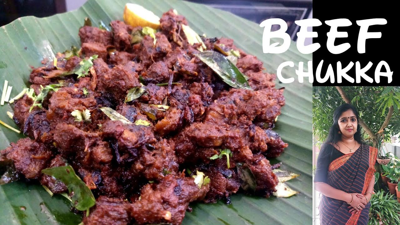 Beef Chukka Recipe/ Easy Beef Chukka Recipe With Eng Subtitles ...