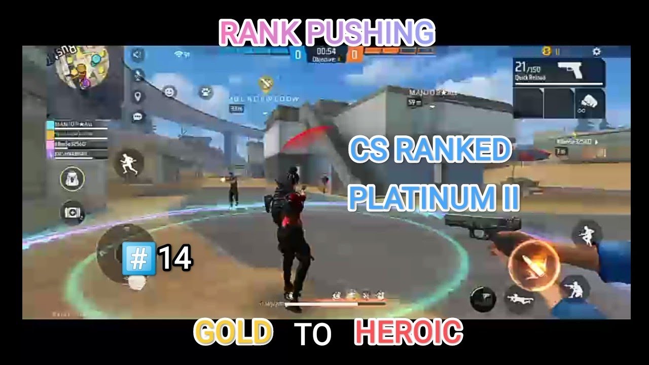 RANK PUSHING GOLD TO HEROIC CS RANKED NEW SEASON 16 PART #14 PLATINUM ...