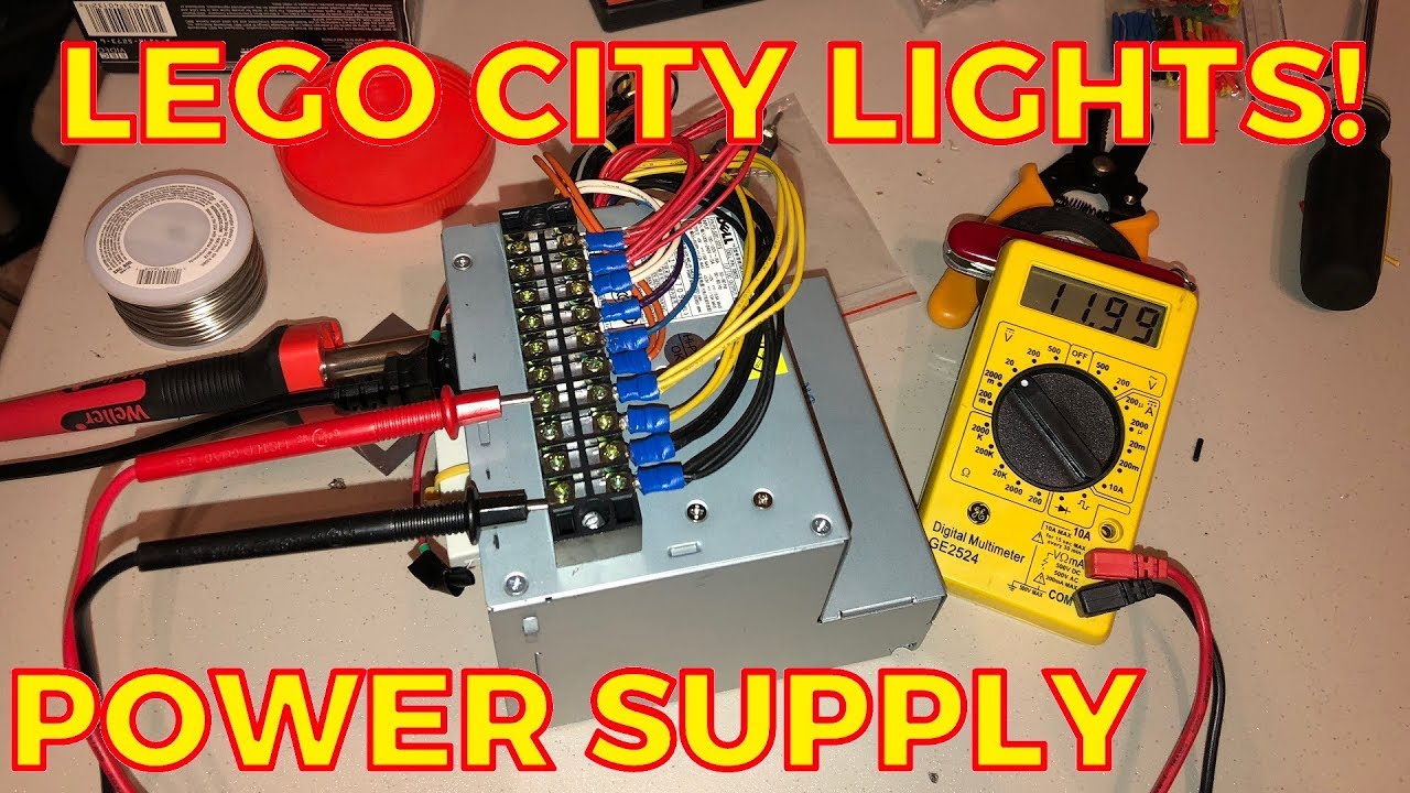 Custom Lego City Lights - Power Source - YouTube