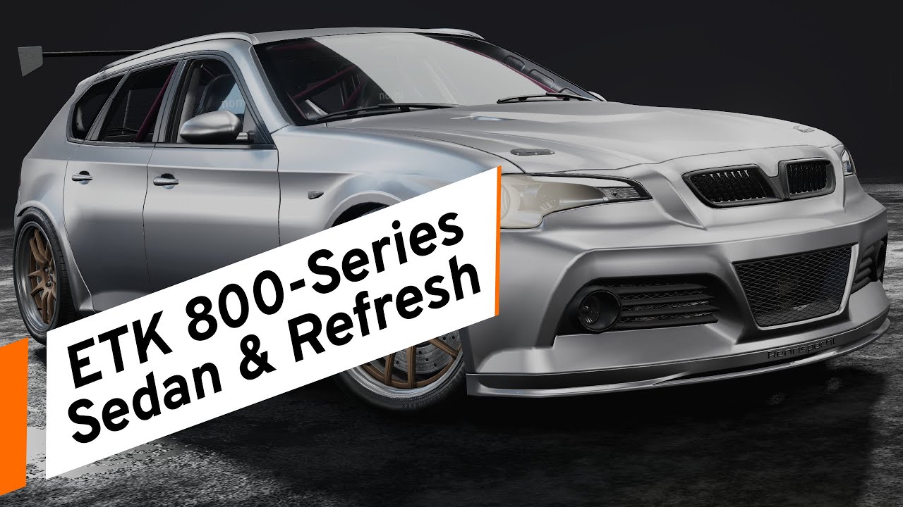 BeamNG.drive - ETK 800 Series Sedan & Refresh - YouTube