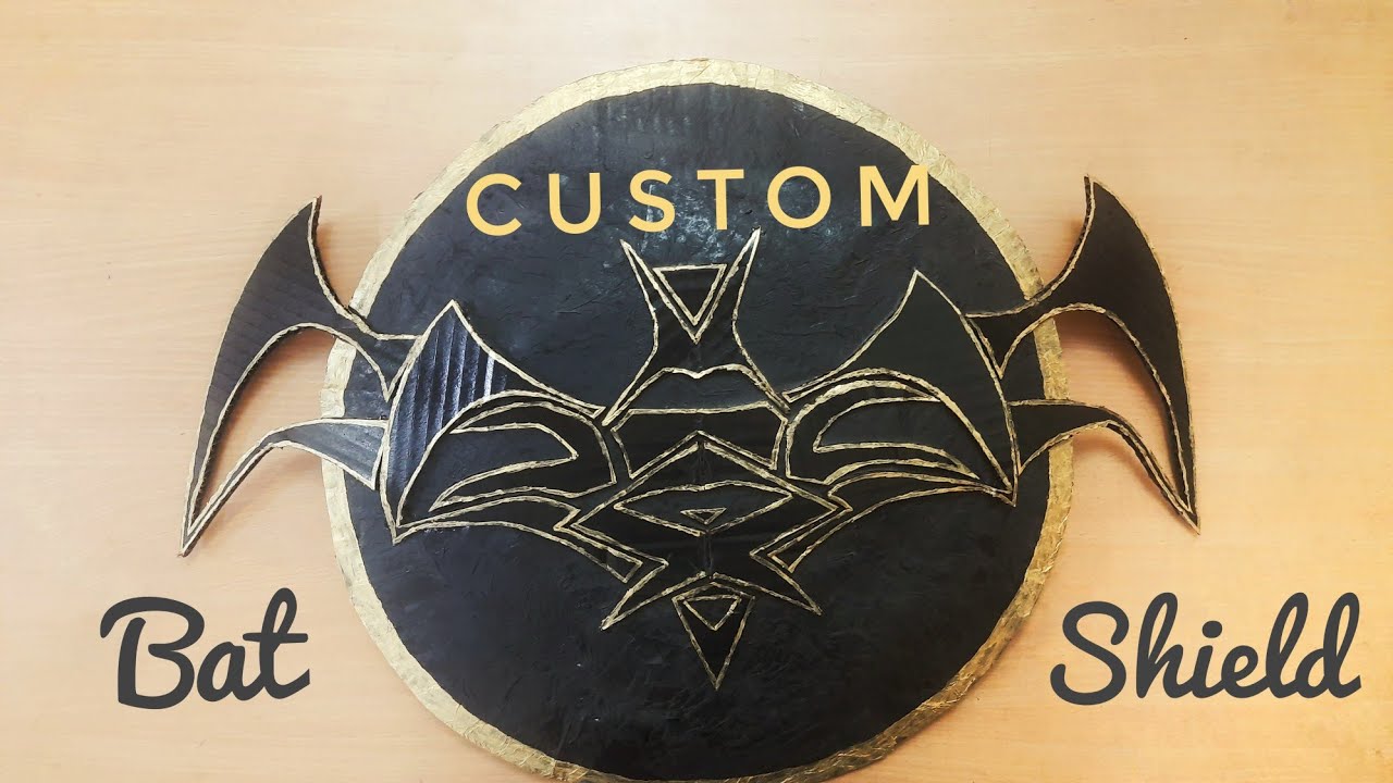 I made BAT SHIELD || DC Batman || Weapon Galaxy - YouTube