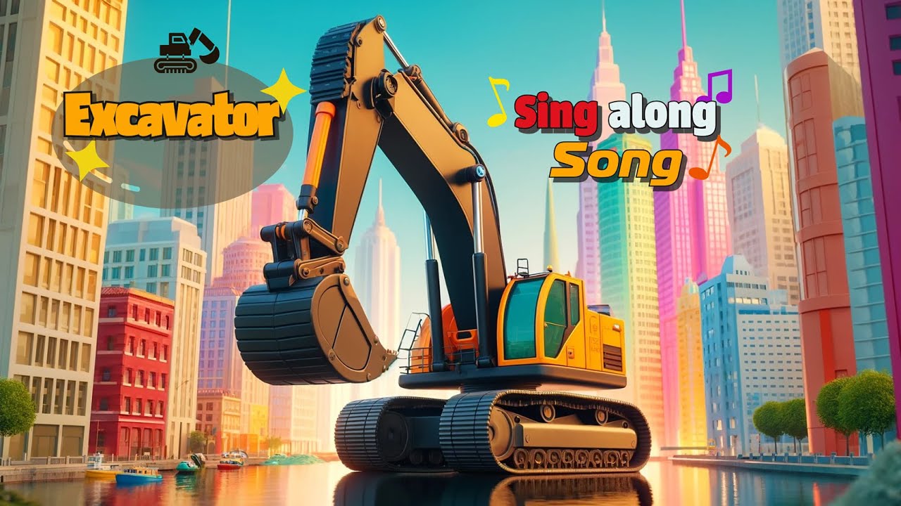 Sing & Dance with Mighty Excavator: Fun Songs for Kids - YouTube
