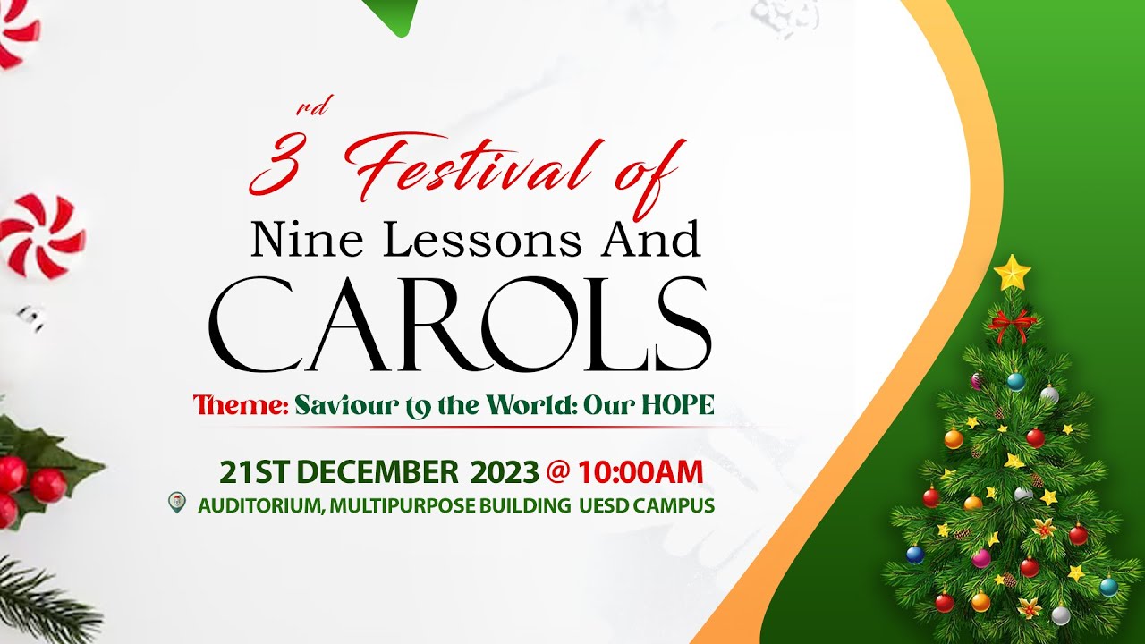 3RD FESTIVAL OF NINE LESSONS AND CAROLS - YouTube