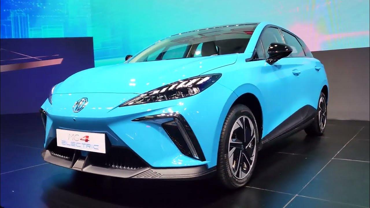 NEW 2023 MG4 ELECTRIC Blue - YouTube