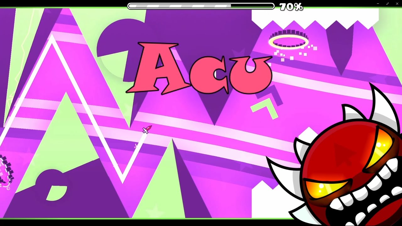"Acu" by neigefeu my first Extreme Demon | Geometry Dash - YouTube