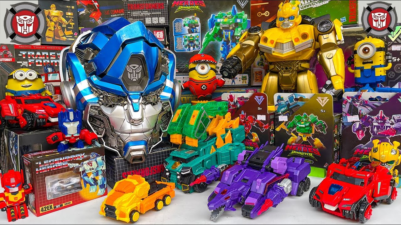 UNBOXING LENGKAP Mobil Robot Transformer Dinosaurus Quantum Heroes ...
