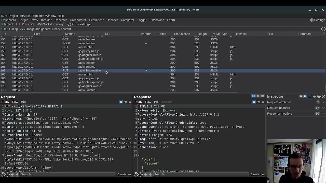 13. Insecure Direct Object Reference (IDOR) / Hacking DVWS with Burp Suite - YouTube