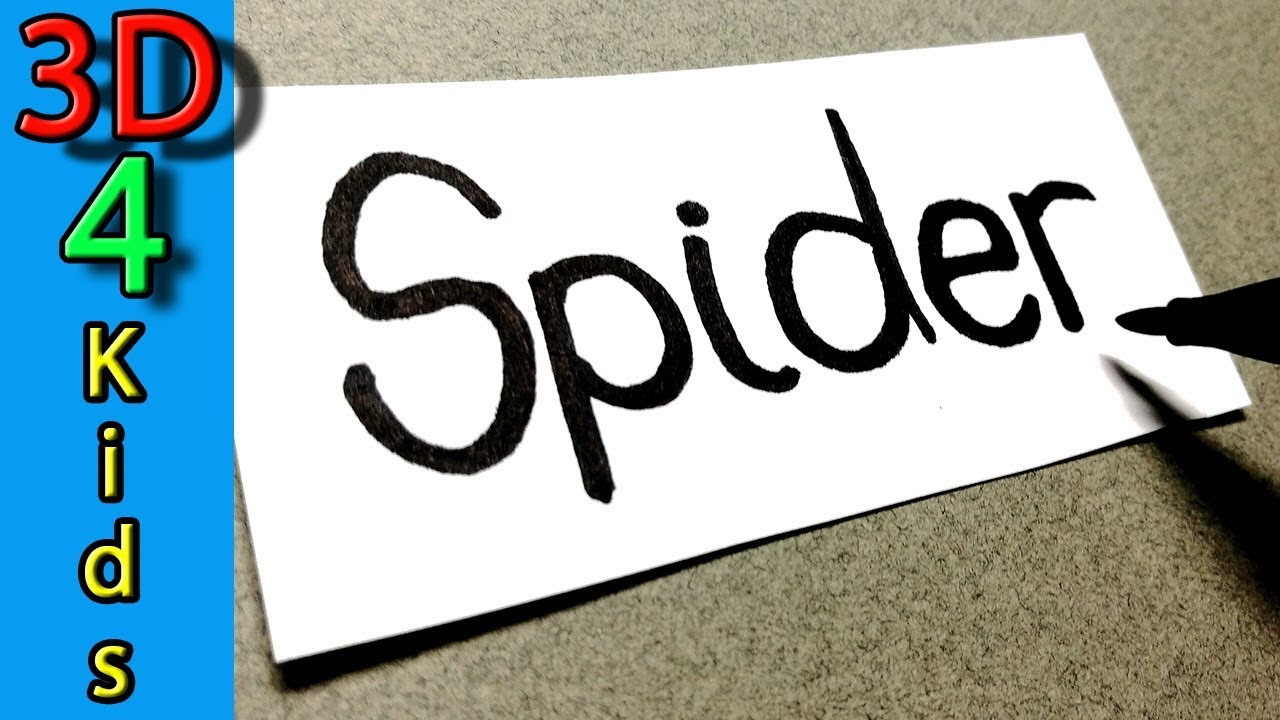 Turn word into cartoon very awesome ! SPIDER wordtoon #84 - YouTube